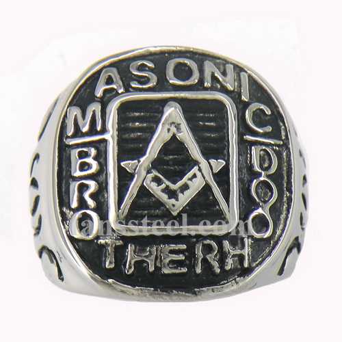 FSR11W15 freemasonary Mason Brotherhood masonic ring|steel jewelry ring